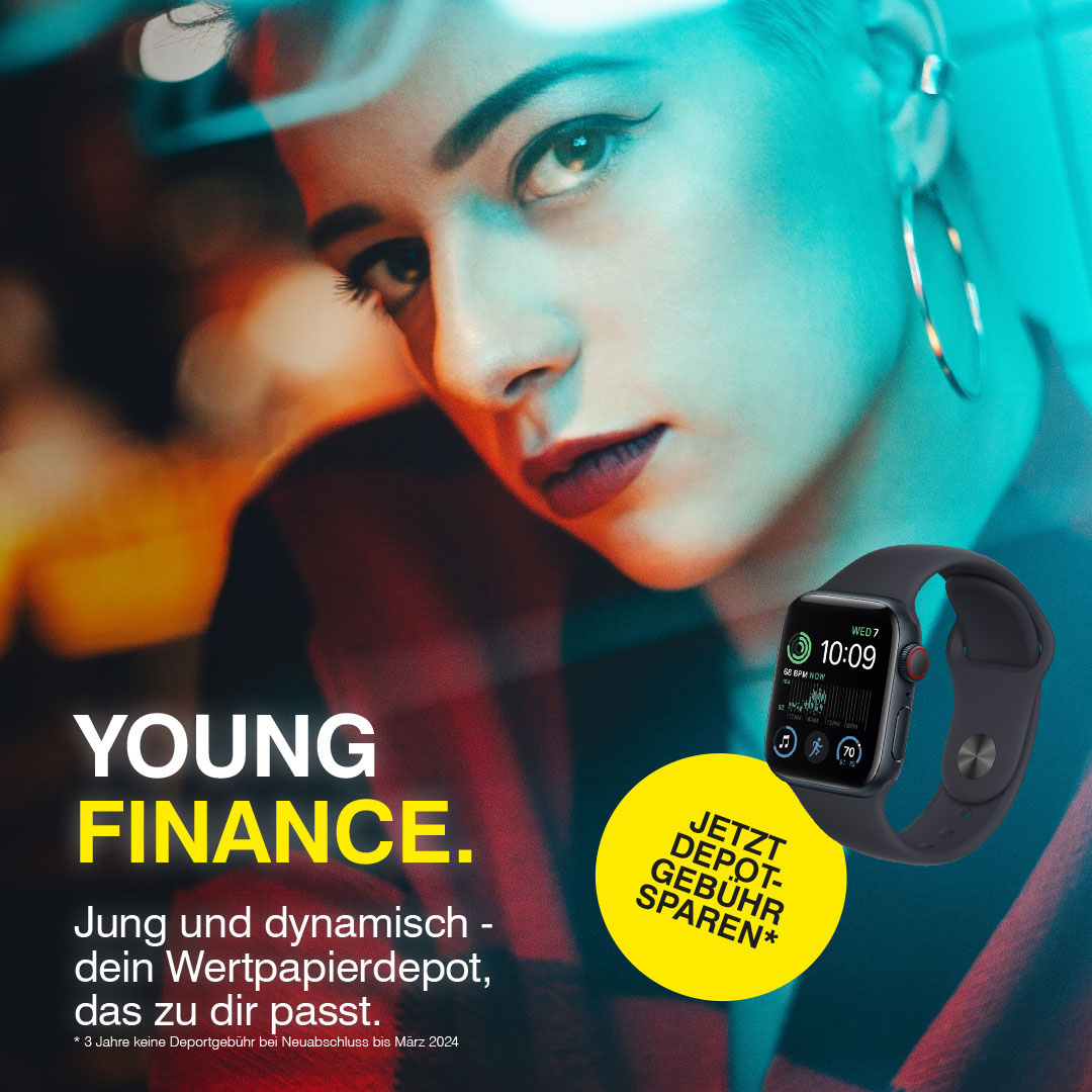 Jetzt YOUNG FINANCE Depot abschließen und Apple Watch gewinnen ...
